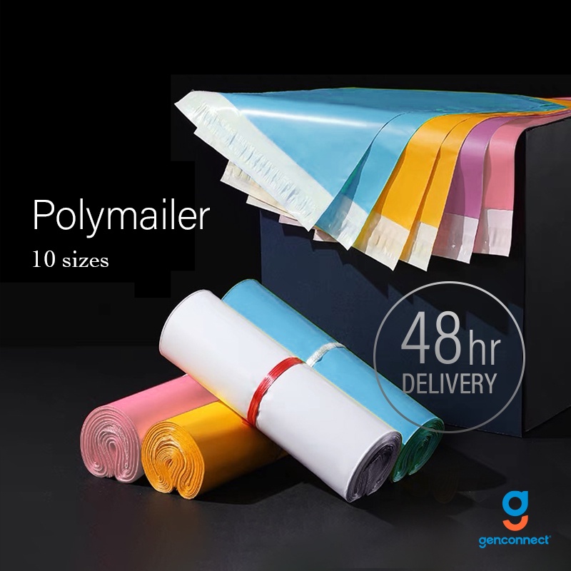 【LOWEST PRICE】WHITE Polymailer Plastic Mailers Courier Bags Packing ...