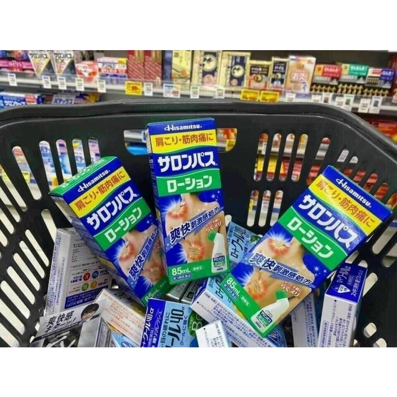 Japanese Hisamitsu Salonpas Pain Reliever (85ml) | Shopee Singapore