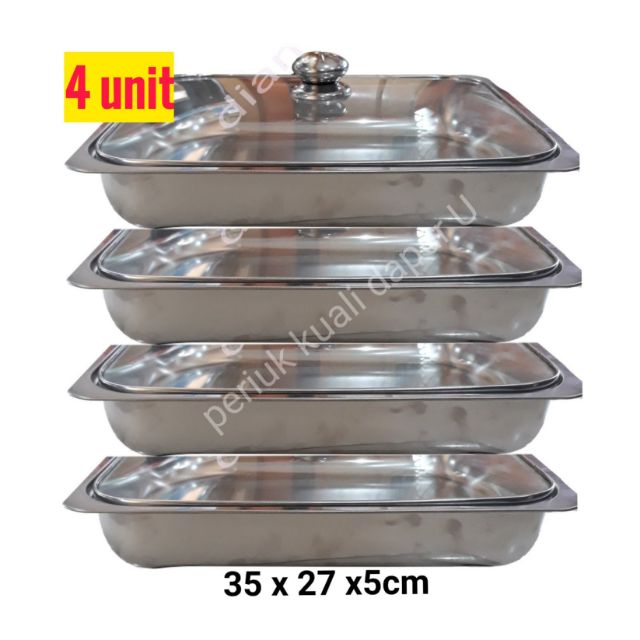[4 PCS] buffet tray set / buffet tray / buffet set / dulang hidangan ...