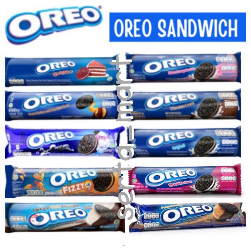 Oreo Sandwich - Oreo Biscuit Roll 119gr Original/Fizzy/Red Velvet ...