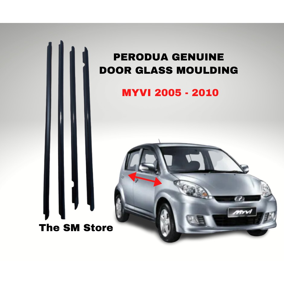 PERODUA MYVI DOOR GLASS MOULDING (2005-2010) | Shopee Singapore