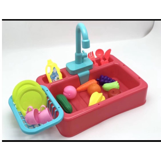 👍CHEAPEST!!!👍 Kids Children Toddler Kitchen Sink Wash Basin Play Set ...