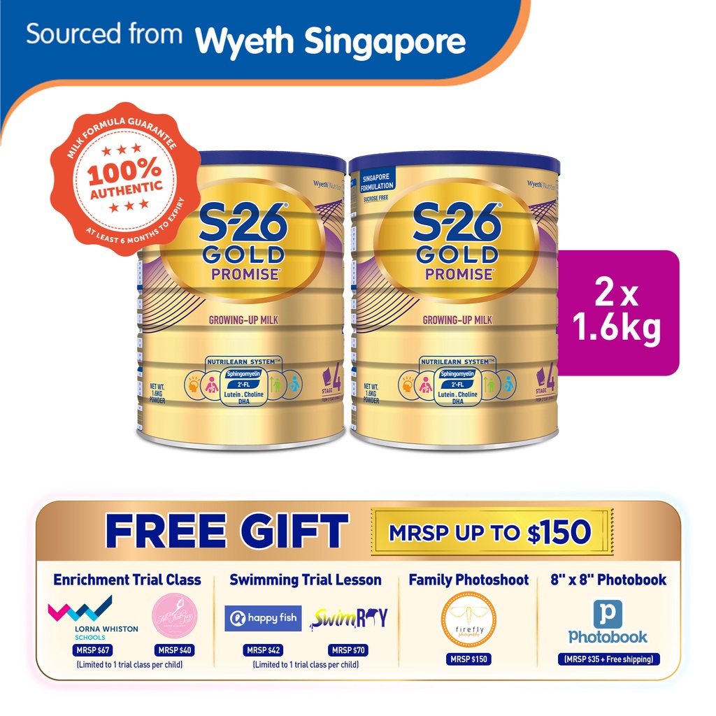 Wyeth®Nutrition S-26® GOLD PROMISE® Stage 4 Growing-up Formula 2'-FL 1 ...