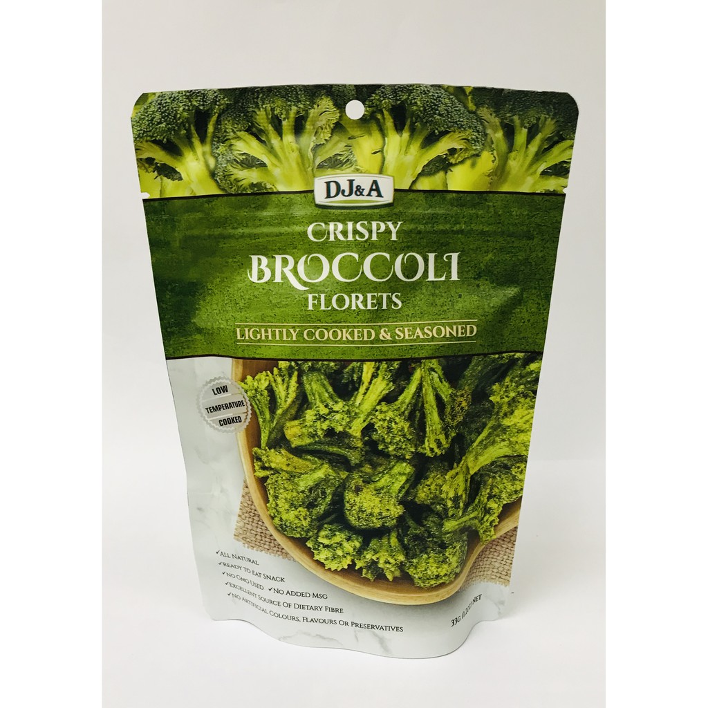 DJ&A Broccoli Florets Crisps 25g | Shopee Singapore
