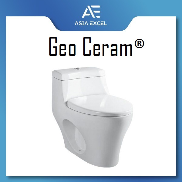 GEO CERAM GC-AE120R RIMLESS SOFT-CLOSING TOILET BOWL | Shopee Singapore