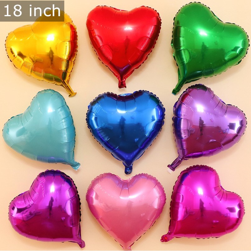 18 Inch Heart Balloon for Valentines Day Marriage Proposal Wedding ...