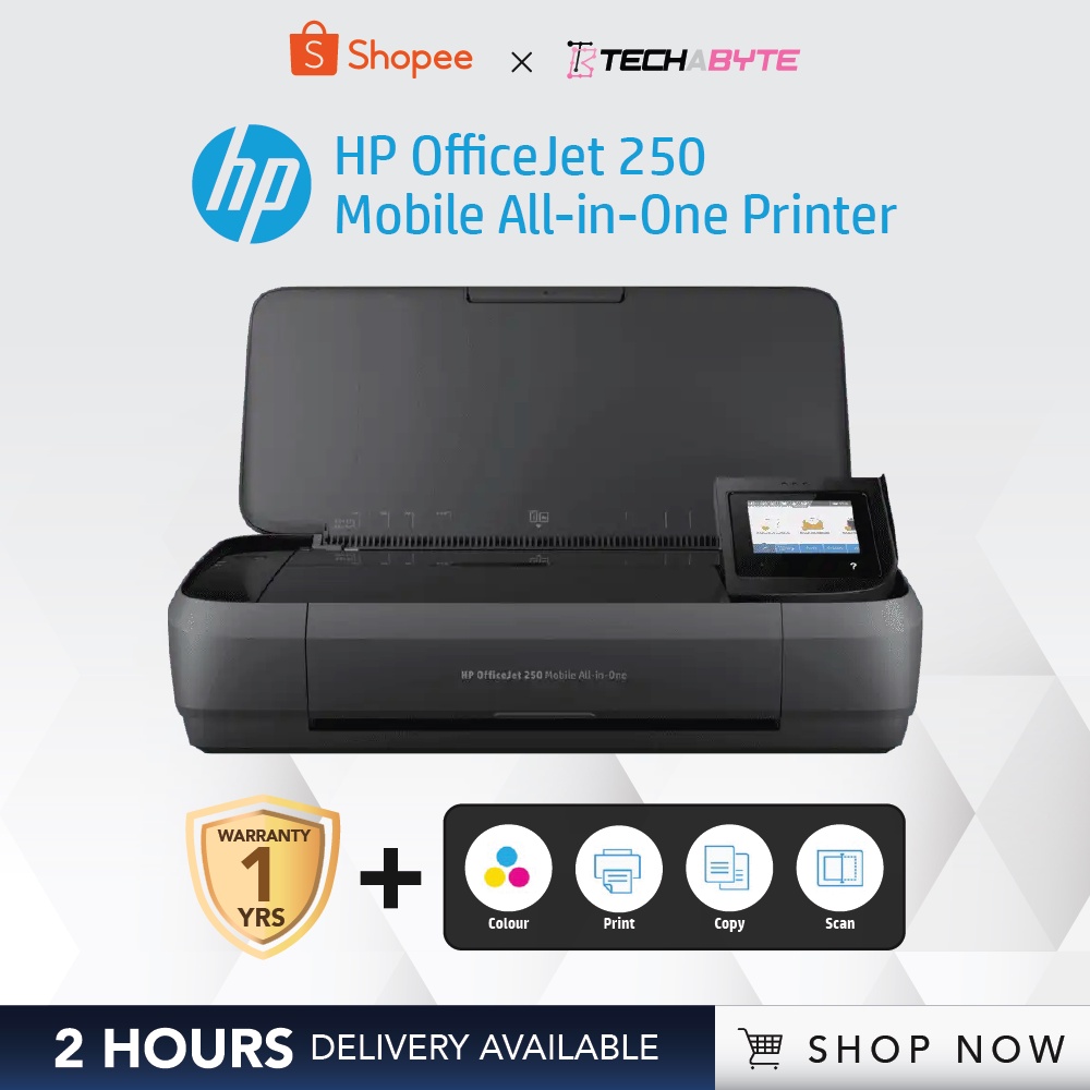 HP OfficeJet 250 Mobile All-in-One Printer | Shopee Singapore