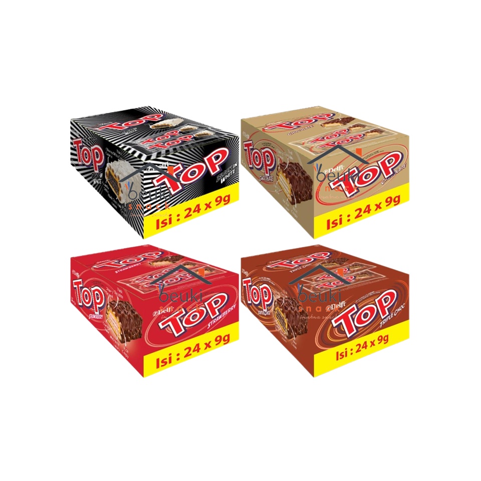 BOX Delfi Top Chocolate Coated Wafers - Various Flavor Variants ...