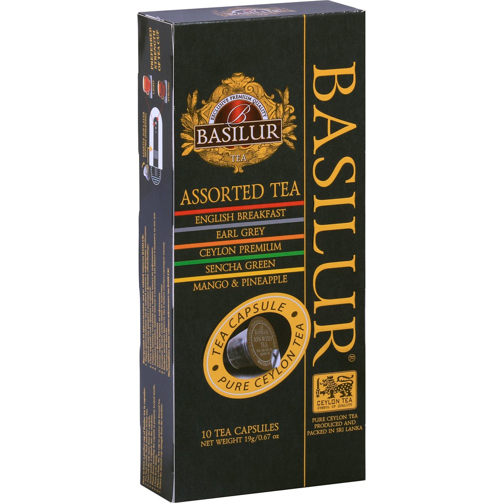 [Membership] Basilur Assorted Tea Capsules 2G X 10 - ORSG | Shopee ...