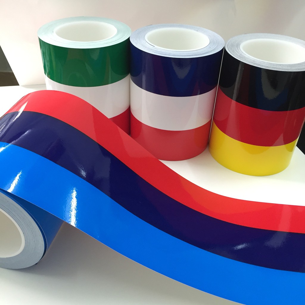 Three-Color Pull Line Car Sticker 15cm BMW M PERFORMANCE (Film Body ...