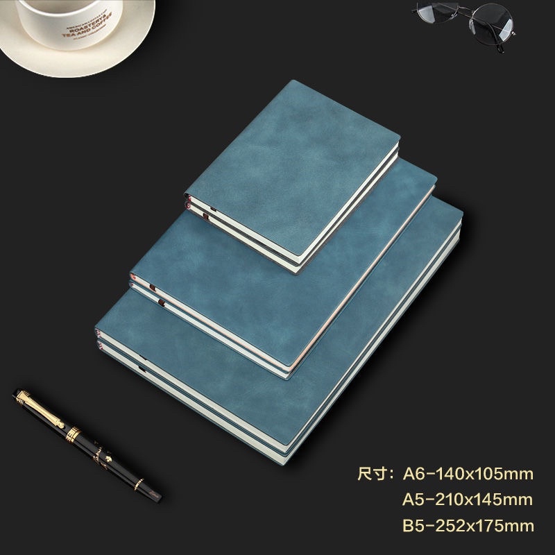 Notebook A5 A6 notepad simple diary business leather notebook ...
