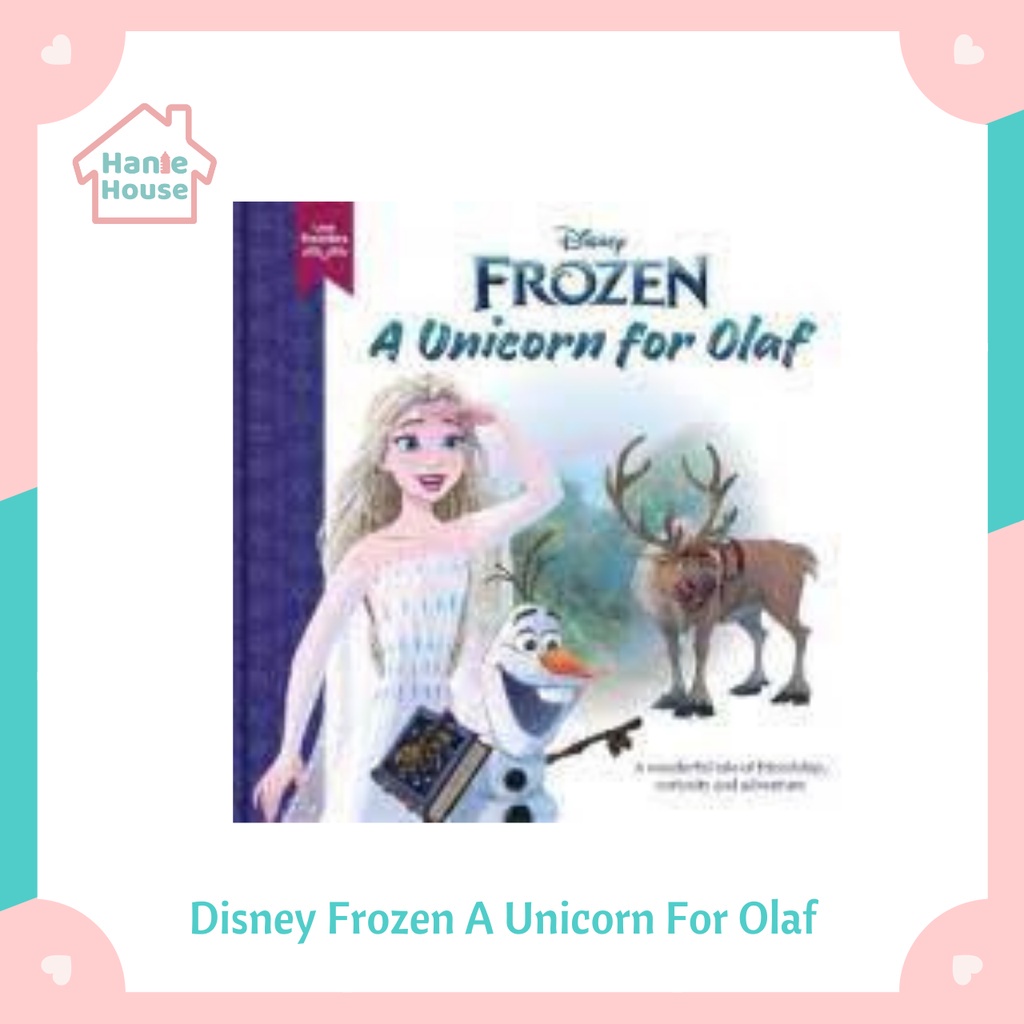 Disney Frozen A Unicorn for Olaf Story Book(Hardcover) | Shopee Singapore