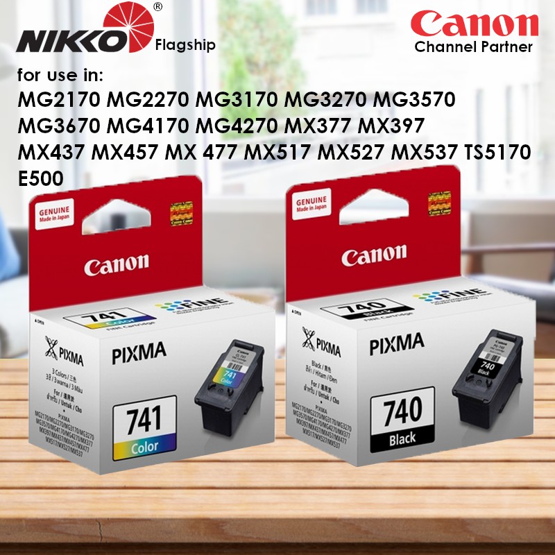 Canon PG-740 740 PG-740xl 740XL 741 741XL Ink for MG2170 MG2270 MG3170 ...