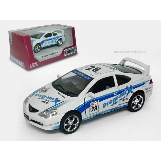 HONDA INTEGRA DC5 TYPE-R TURBO (STREET FIGHTER) METAL TOY DIECAST MODEL ...