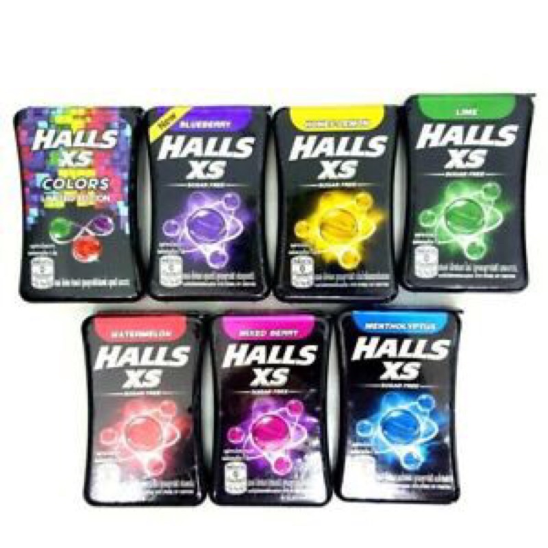 Halls XS Sugar Free(13.8g) | Shopee Singapore