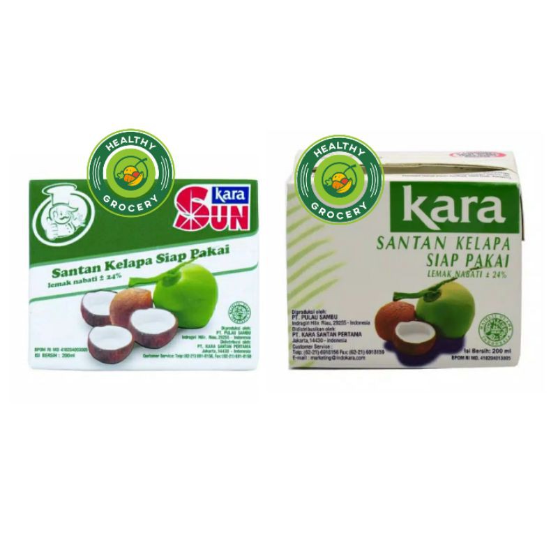 Kara / Sun Kara Ready-to-Use Coconut Milk 200ml | Shopee Singapore