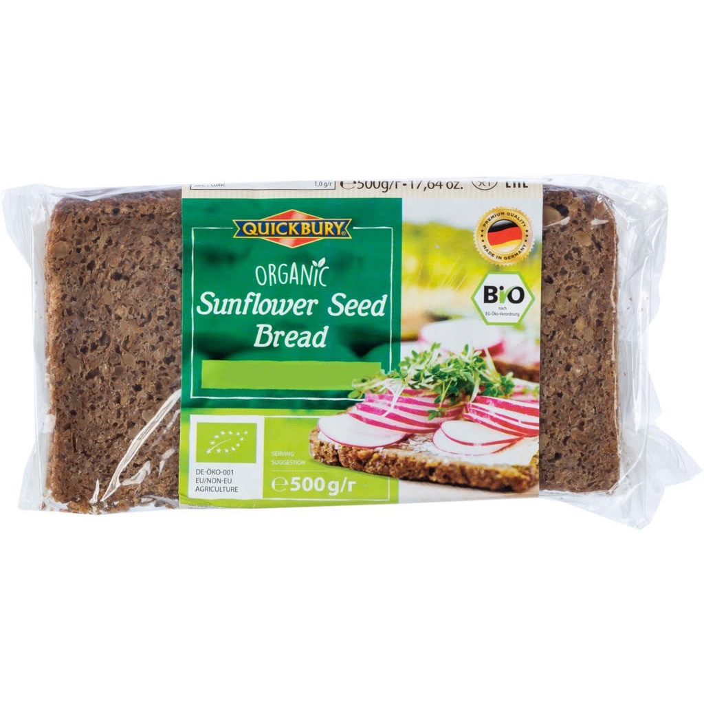 Quickbury Organic Sunflower Seed Bread 500G(Expiry date-1/07/2025 ...