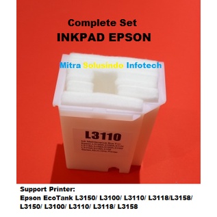 Foam plus Place Ink pad inkpad Maintenance Box Epson L3110 L1110 L3150 ...