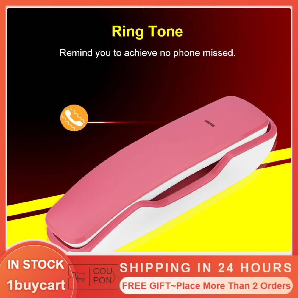 1buycart Clear Sound Wall Telephone Pause/Mute/Redial Landline for Home ...