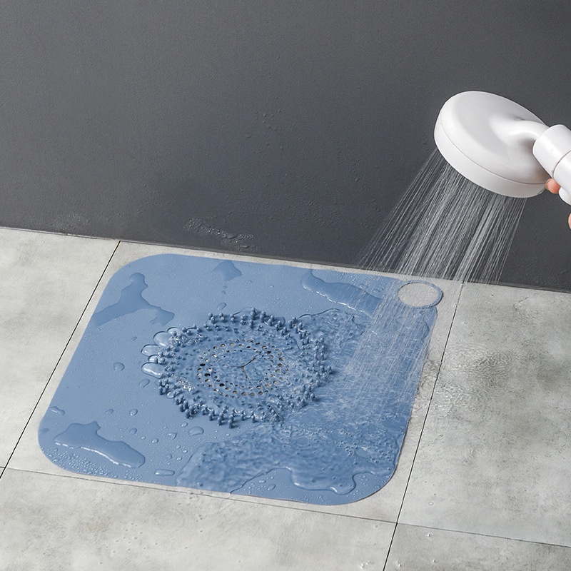 Silicone Large Anti Blocking Sink Floor Drain Pad With handle / Toilet ...