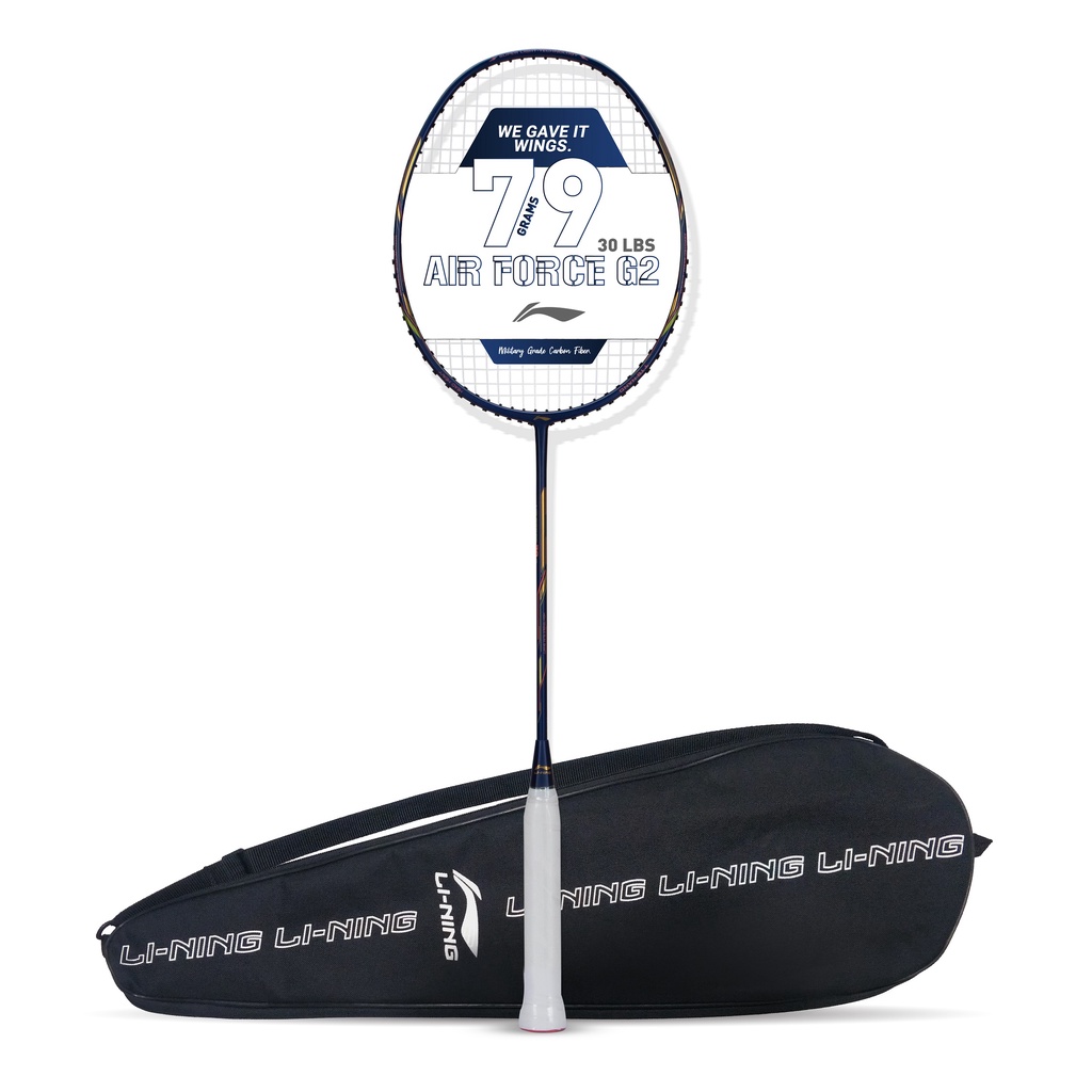 Li-Ning Air Force 79 G2 Carbon Fiber Strung Badminton Racket with Free ...