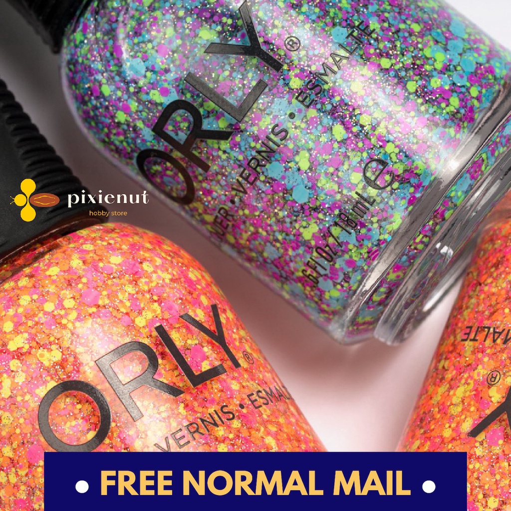 ORLY Confetti Toppers Nail Polish 18ml. Rainbow Colours. Vegan Color ...