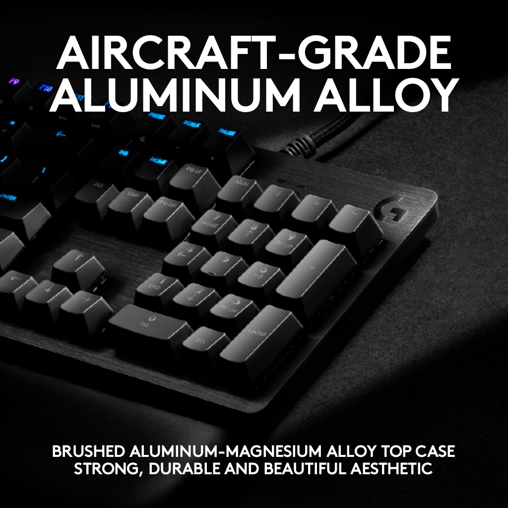 Logitech G512 RGB Mechanical Gaming Keyboard ,USB Passthrough(Choose ...