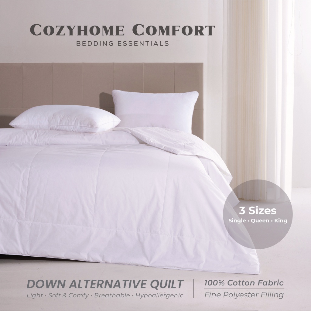 Light and Soft Down Alternative Quilt Insert – Summer Quilt – Comforter ...