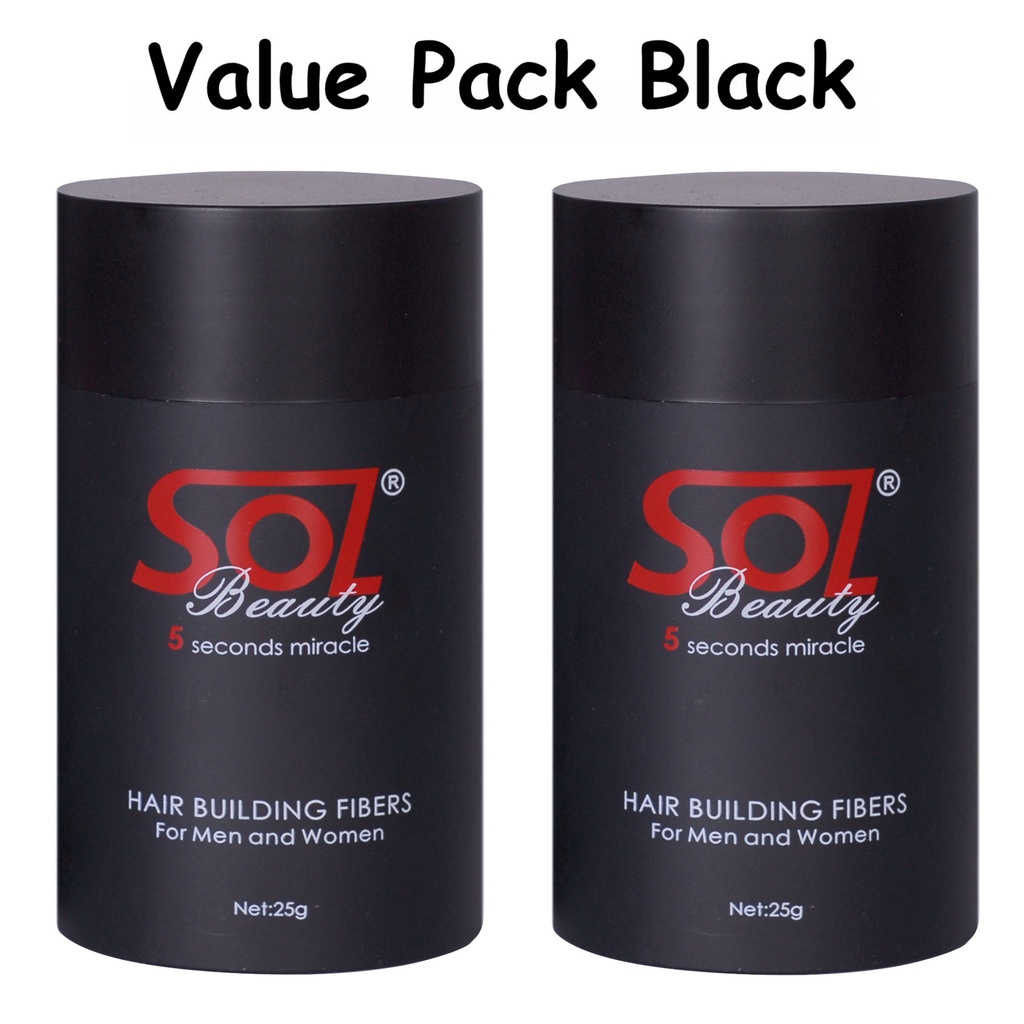 SOL BEAUTY Hair Fiber - Starter Pack Value Pack Available! | Shopee ...