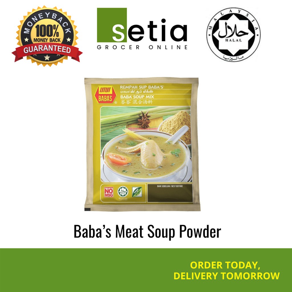 Baba’s Meat Soup Powder ( Rempah Sup ) | Shopee Singapore