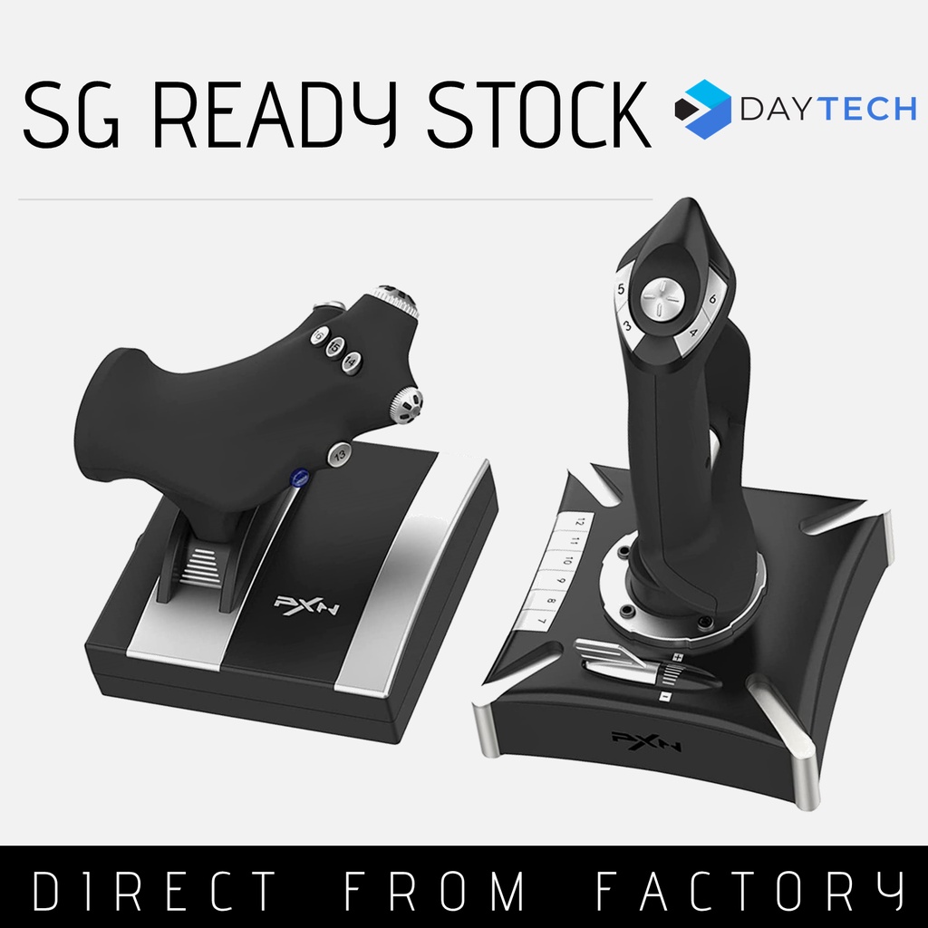 PXN 2119 Flight Simulator Joystick For PC Laptop Computer Gaming ...
