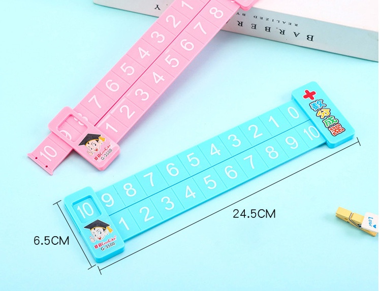 Math Mathematics Decomposition Rulers Plastic Addition Rulers Portable ...