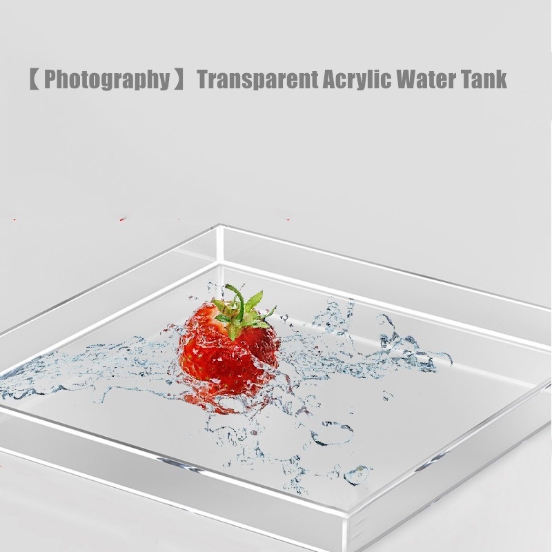 Transparent Acrylic Water Tank Shallow Sink Photo Studio Kit Tabletop ...