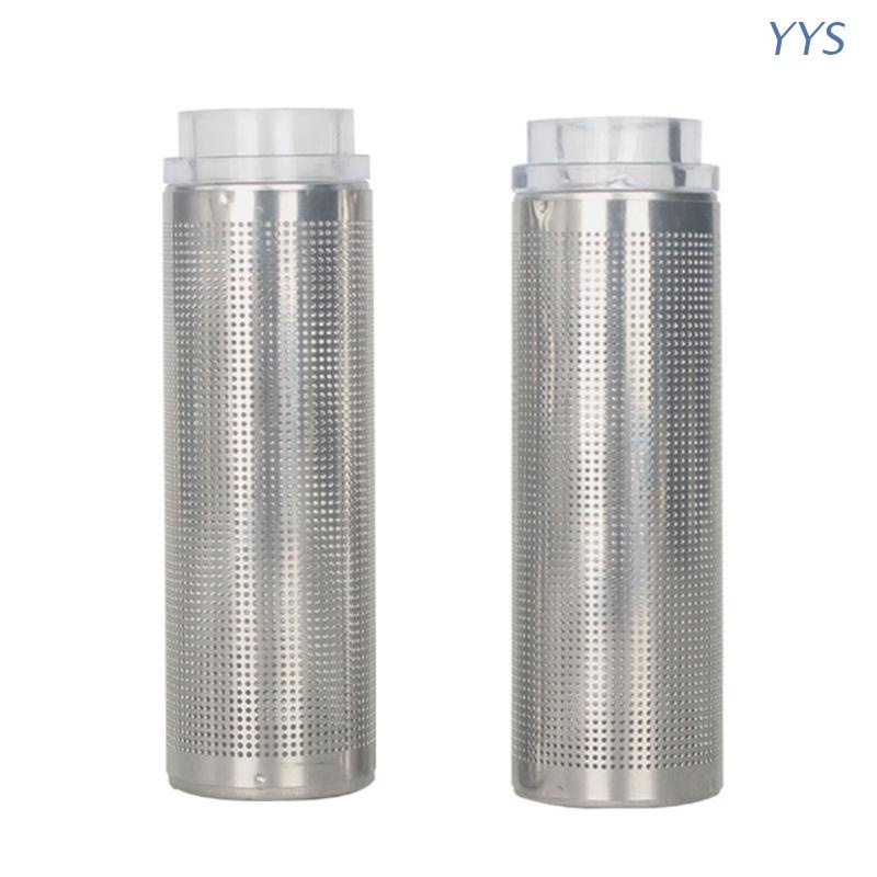 YYS Stainless Steel Aquarium Filter Inflow Media Cover Micro Metal Mesh ...