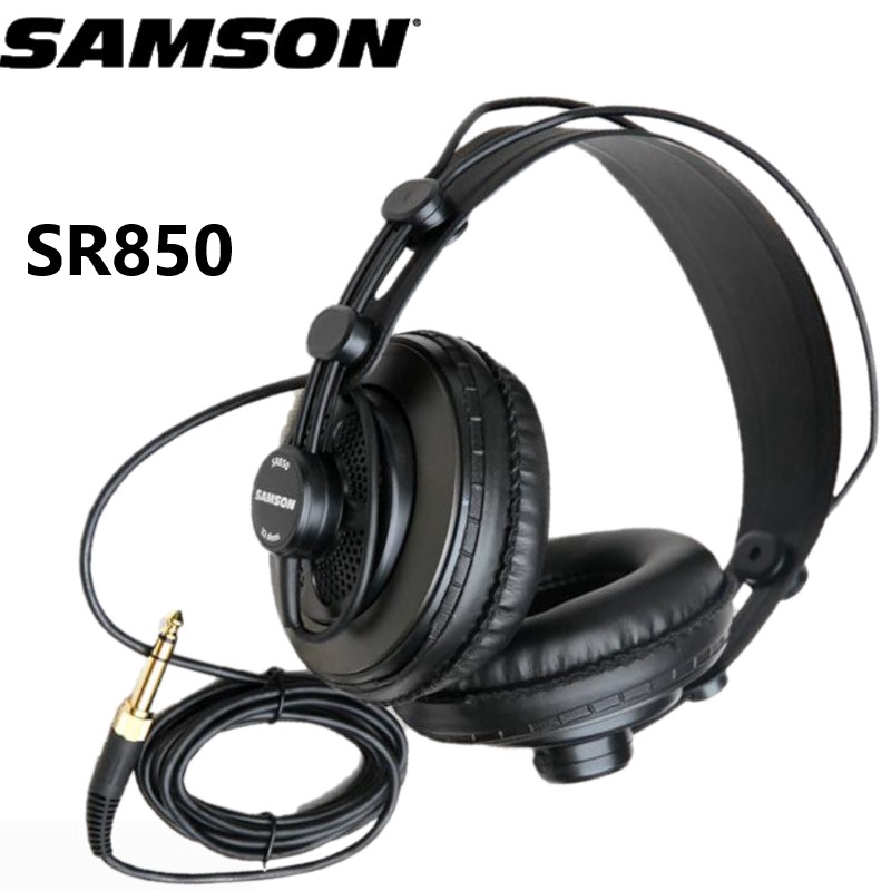 Samson SR850 reference monitor dynamic headphones semi-open design ...