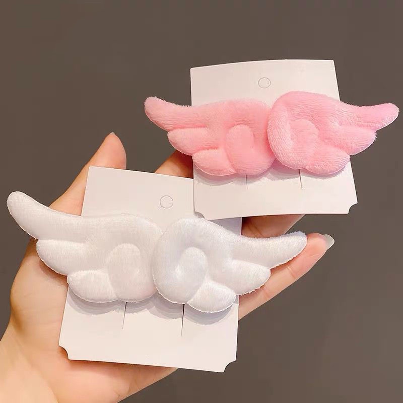 Personality Girl Bangs Clip New Japanese Cute Plush Hair Accessories ...