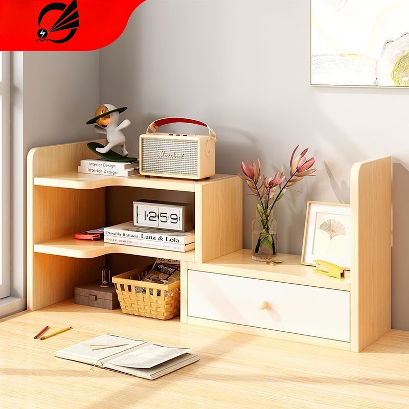 Simple Bookshelf Desktop Rack Multi-layer Storage Rack Office Desk ...