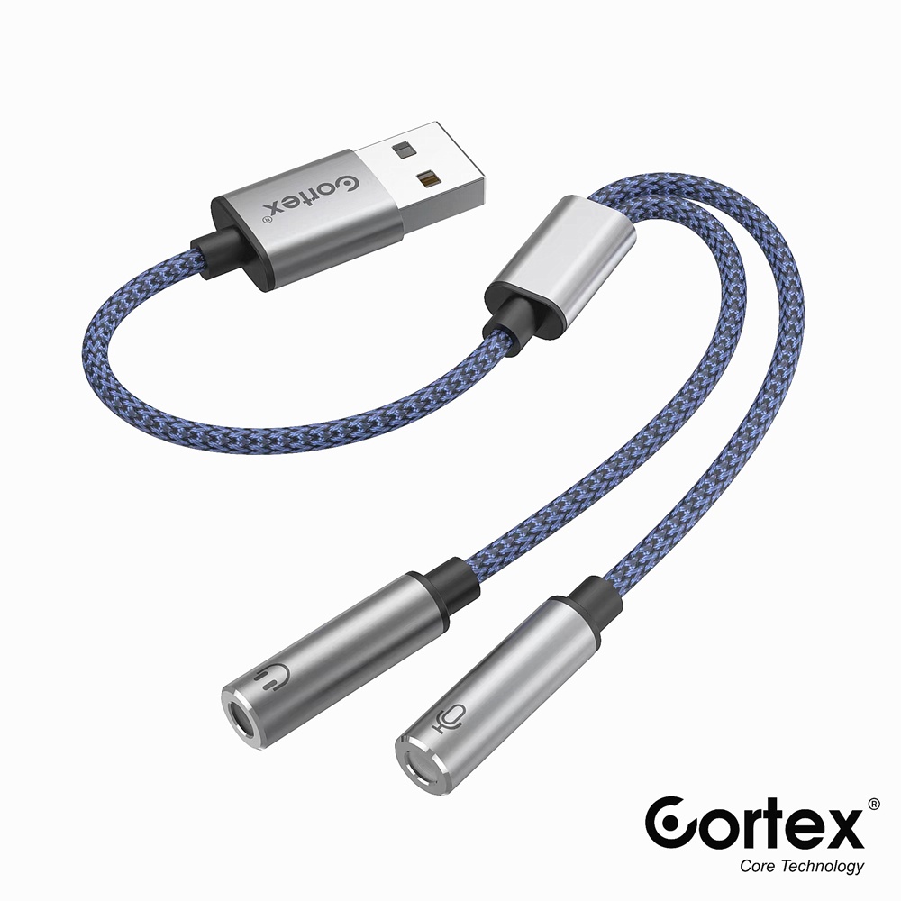 Cortex Power - MH297 Adapter DAC USB to dual female 2in1 Jack 3.5mm ...