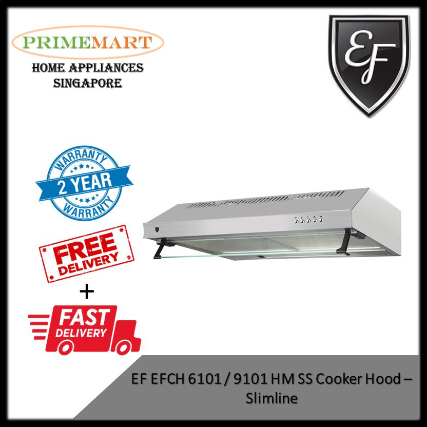 EF EFCH 6101 / 9101 HM SS Cooker Hood – Slimline * 2 YEARS LOCAL ...