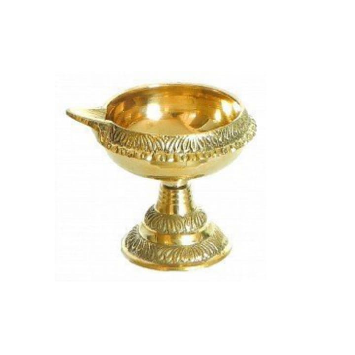Brass Kubera Deepam / Diya with Stand /Traditional designed/decoration ...