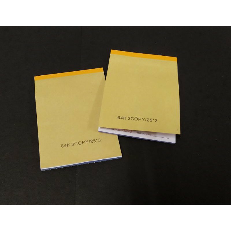 TEMPORARY ACKNOWLEDGEMENT RECEIPT 2COPY/25*2 AND 3COPY/25*3 | Shopee ...