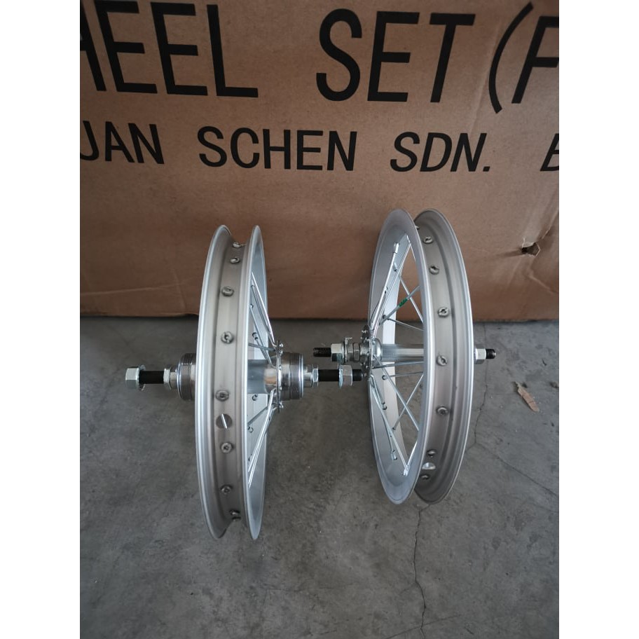 12" 16“ 20” Bicycle Rim Alloy Wheelsets Rim Basikal F+R(sepasang ...