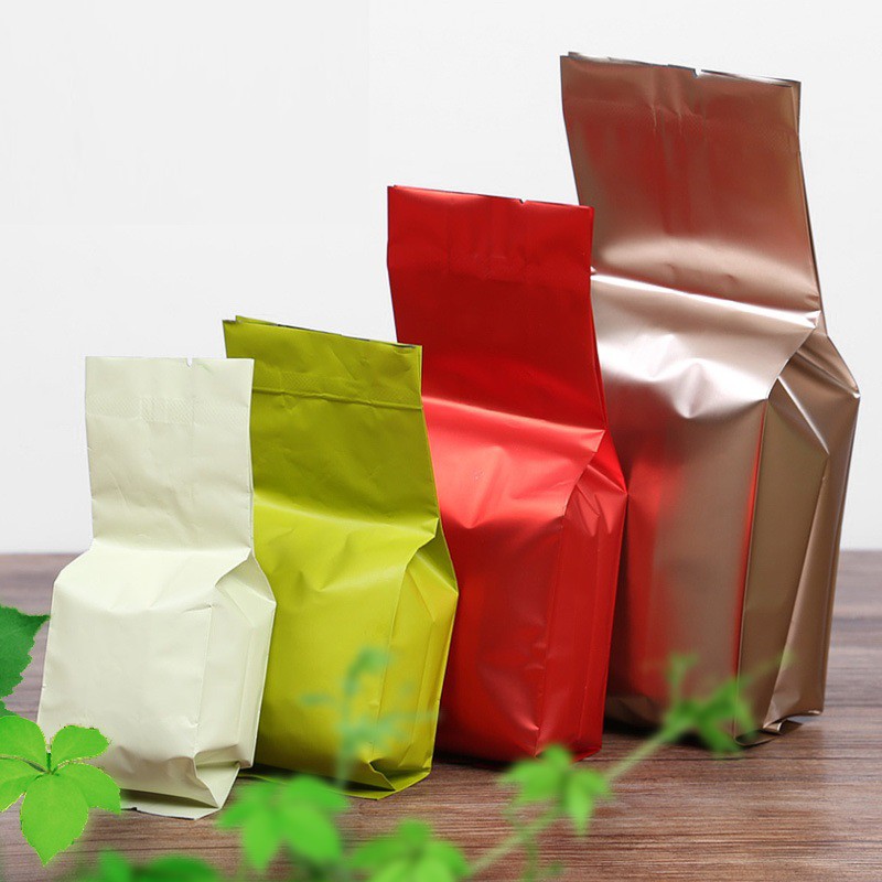 100pcs 3D organ gold color aluminium foil bag tea bag Heat Seal ...