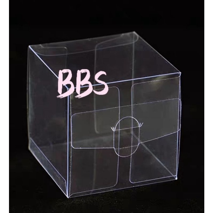 BYM 5PCS 3.6cm-10cm Transparent clear PVC plastic MINI gift box/ square ...