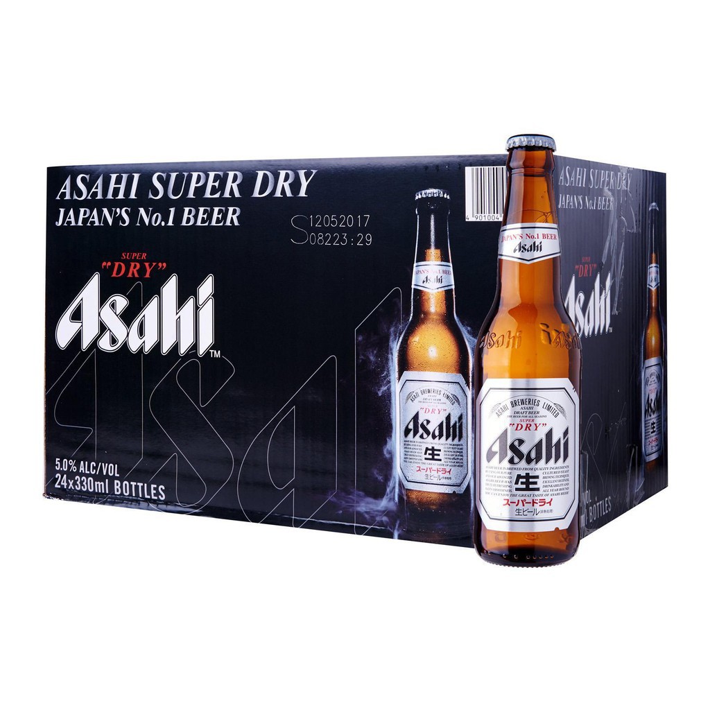 Asahi Super Dry Pint 24 x 330ml, EXP : 3 JUNE 2026 | Shopee Singapore