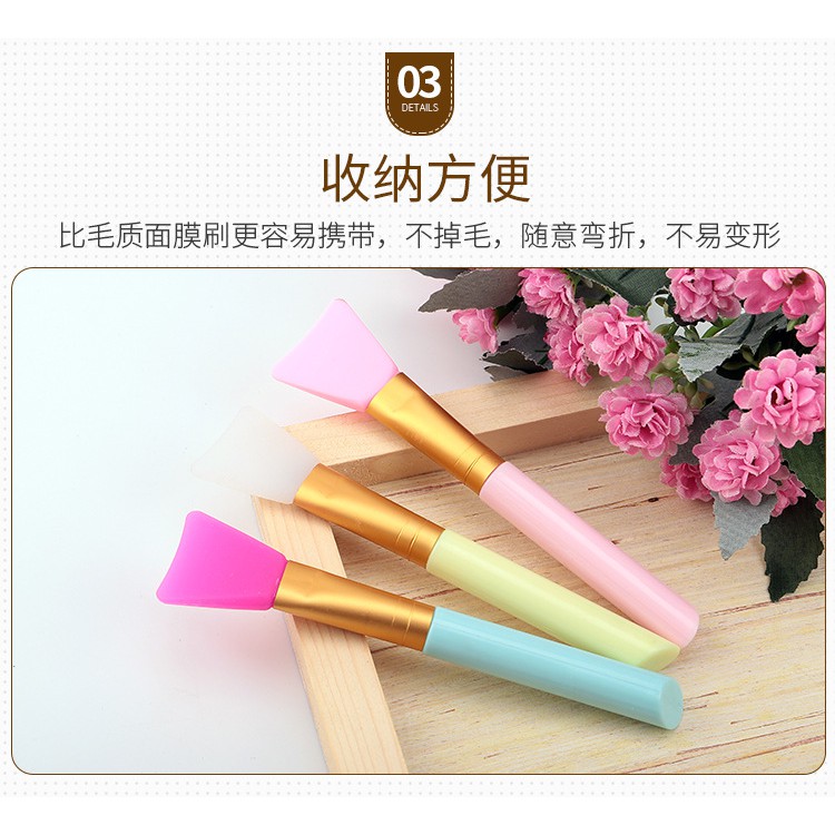 Facial Spa Spatula (mask) scoop hygiene professional use silicone tip ...