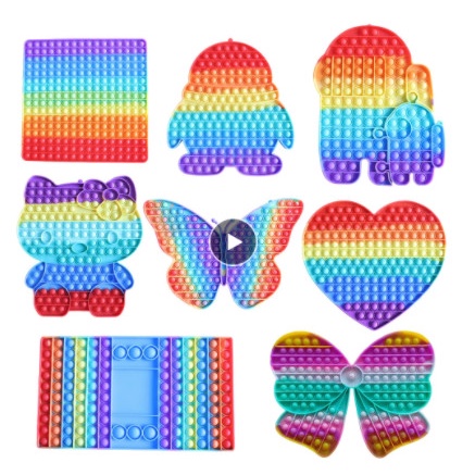 Jumbo / Big Size Push Pop Pop It Fidget Bubble Series Tik Tok Toy ...