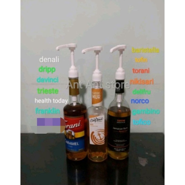 28mm Pump Syrup (value grade) For Torani-Davinci-denali-trieste-tofin ...