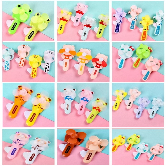 Children Hand Press Mini kid Fan for Birthday Party Goodie Bag Random ...