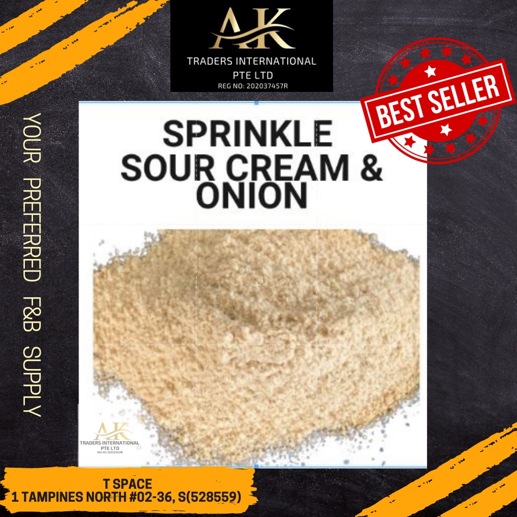 SOUR CREAM & ONION SPRINKLES - 80G | Shopee Singapore